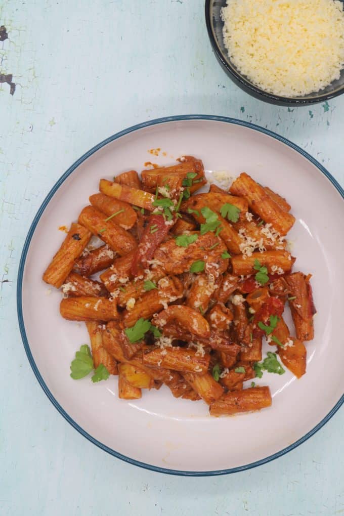 Fajita-Style Pasta - Felly Bull