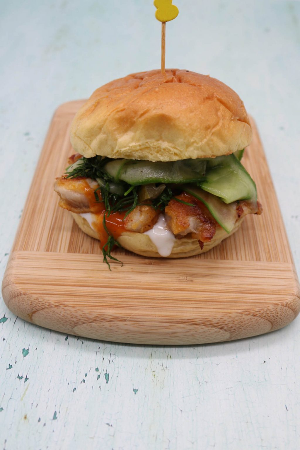 Piri Piri Crispy Chicken Buns - Felly Bull