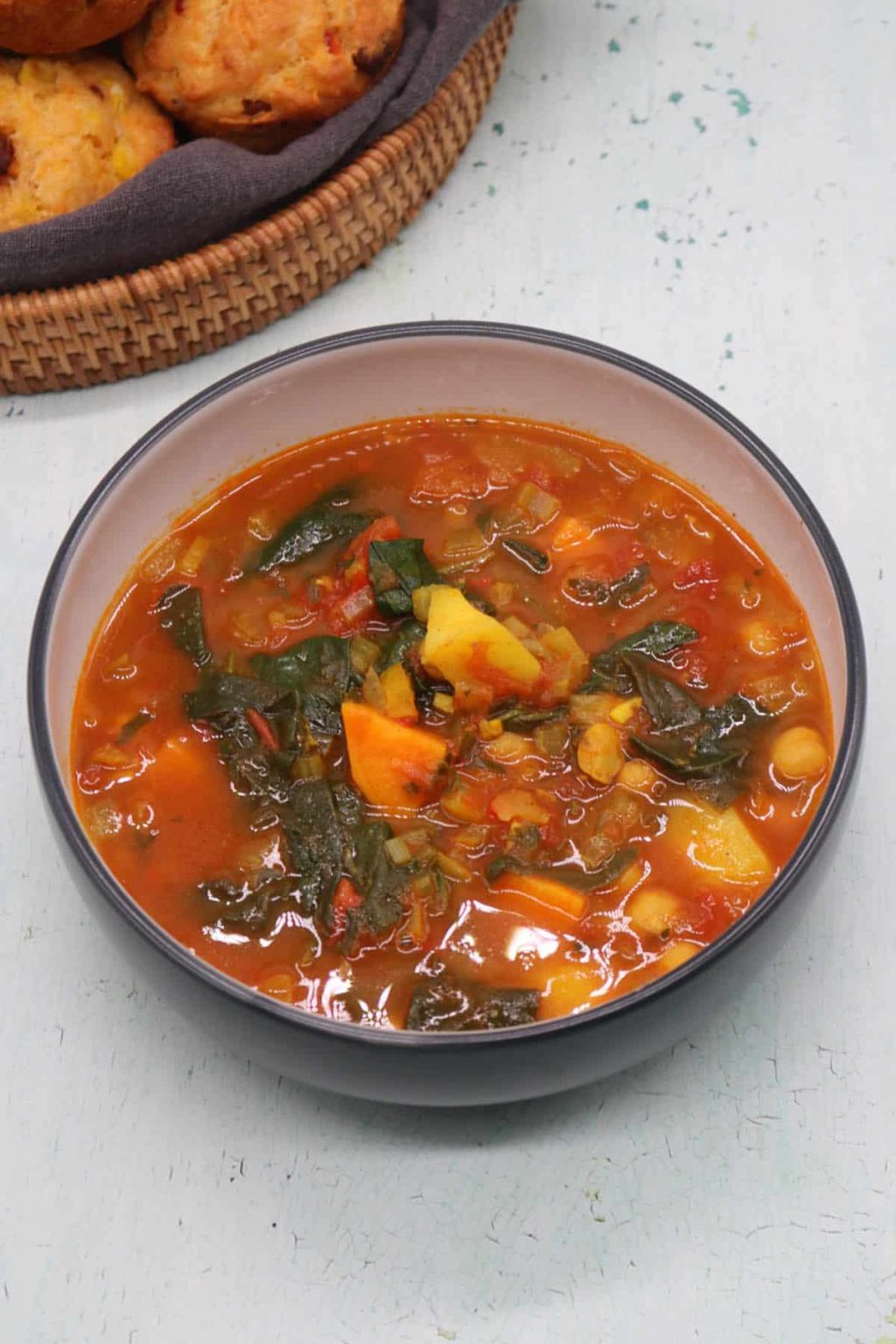 Moroccan Veggie Soup - Felly Bull