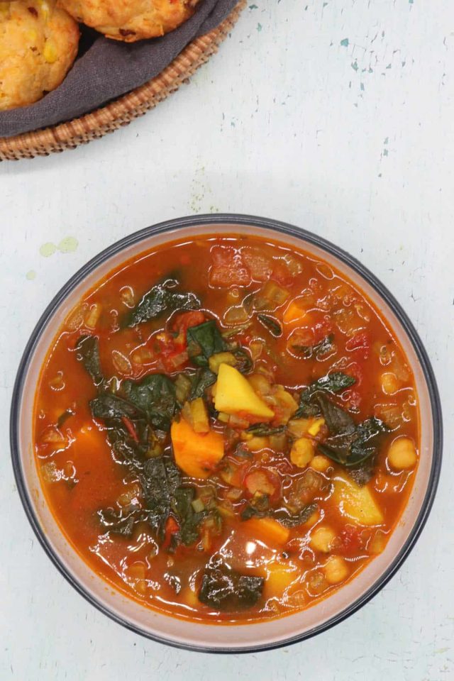 Moroccan Veggie Soup - Felly Bull