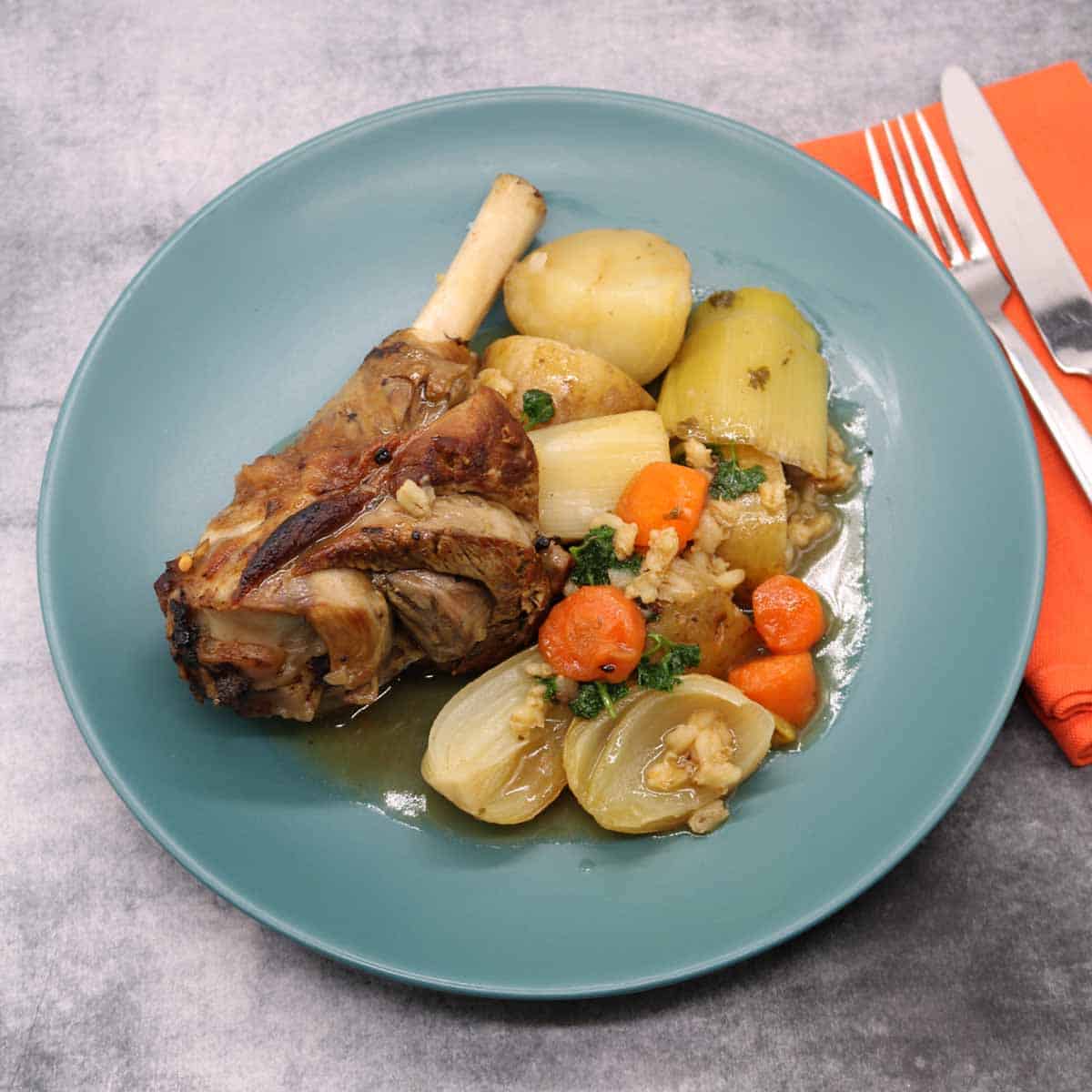 Chicken and Gammon Stew with Buttermilk Dumplings - Felly Bull