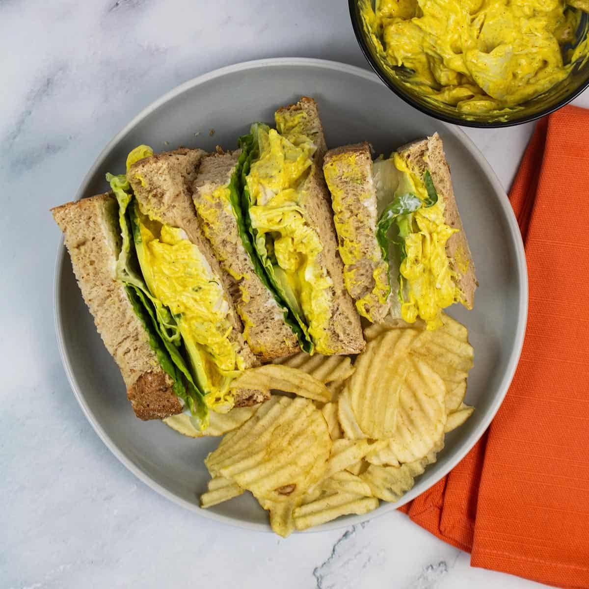 Coronation Chicken Sandwich Filler - Felly Bull
