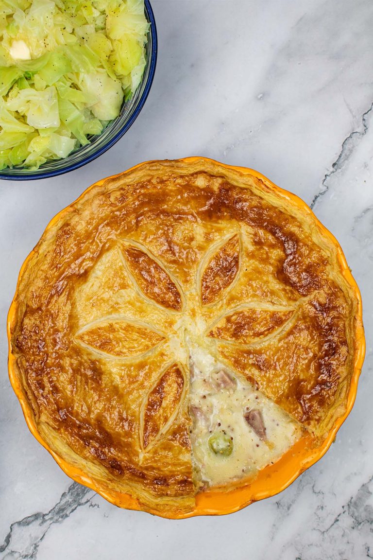 Easy Leftover Turkey, Gammon and Sprout Pie - Felly Bull