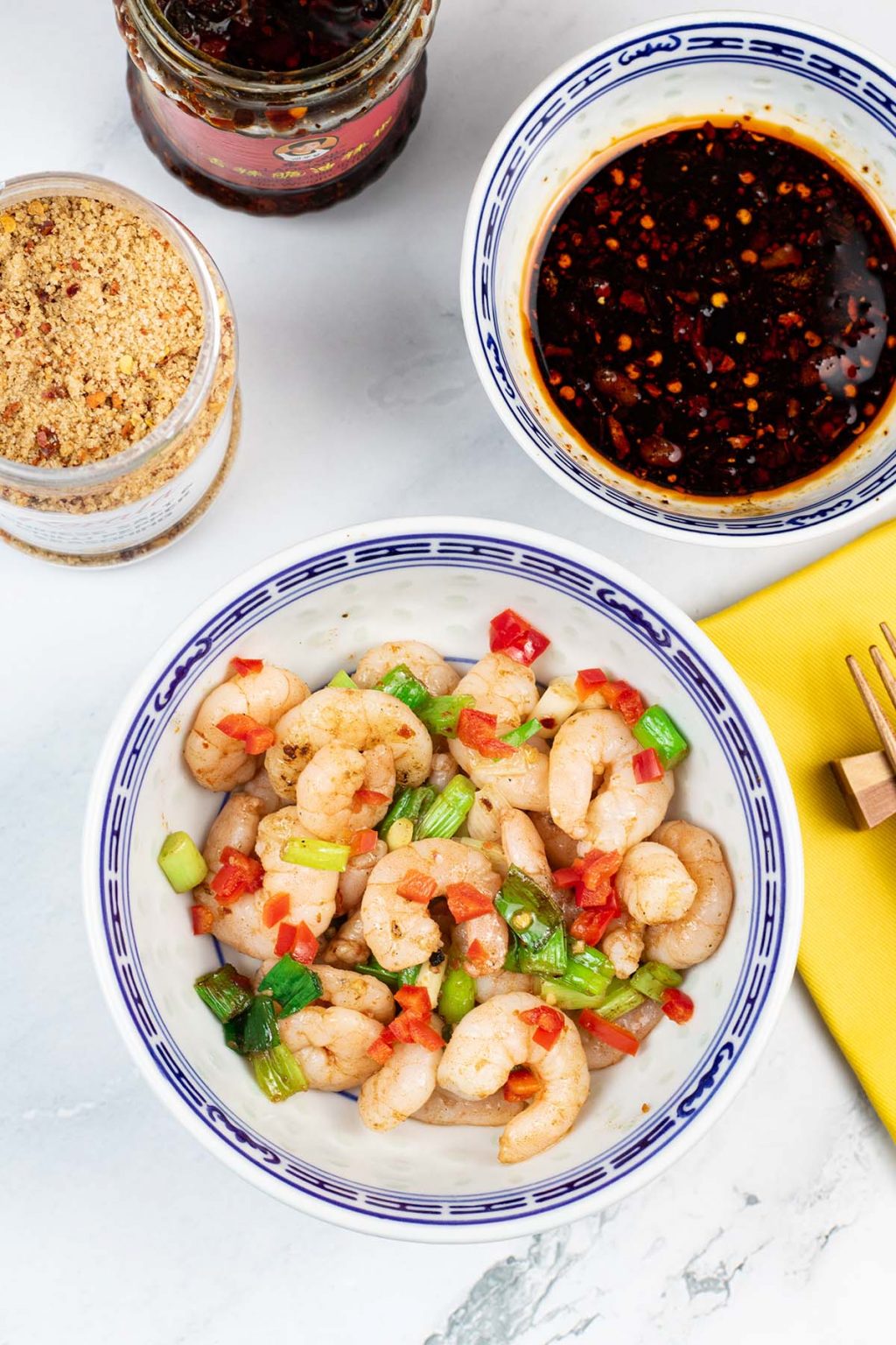 Easy Salt and Chilli Pepper Prawns - Felly Bull