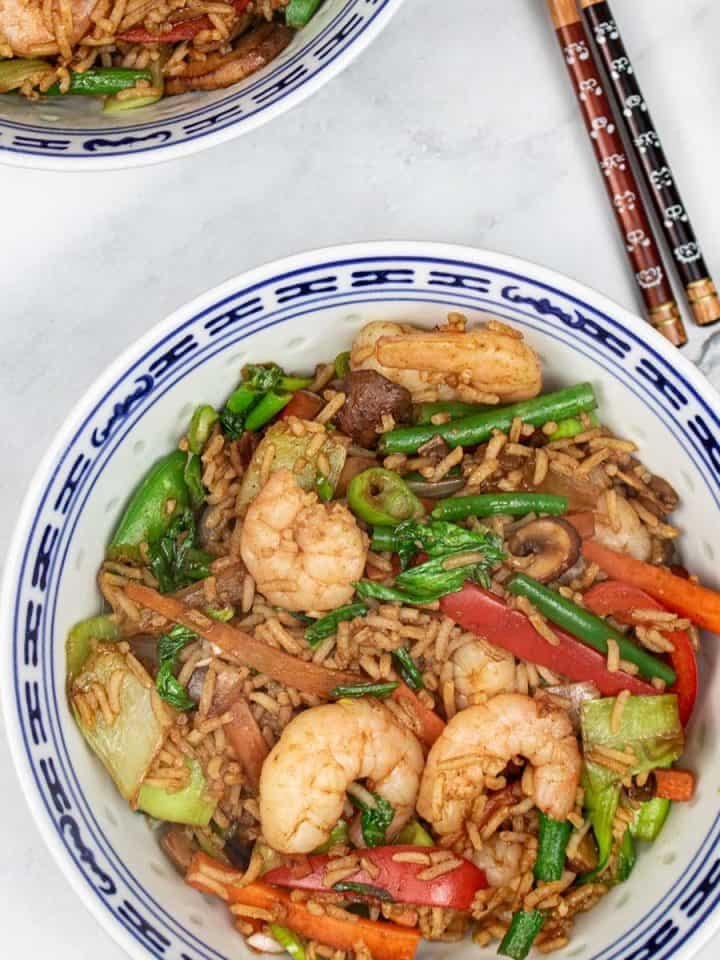Easy Vegetable Fried Rice - Felly Bull