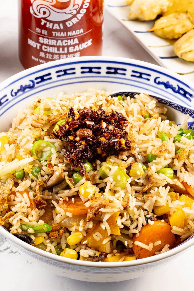 Easy Vegetable Fried Rice - Felly Bull