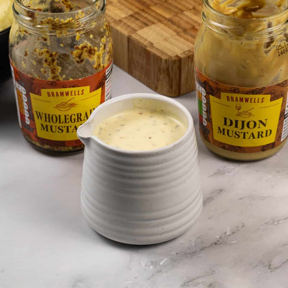 Easy Mustard Cream Sauce - Felly Bull