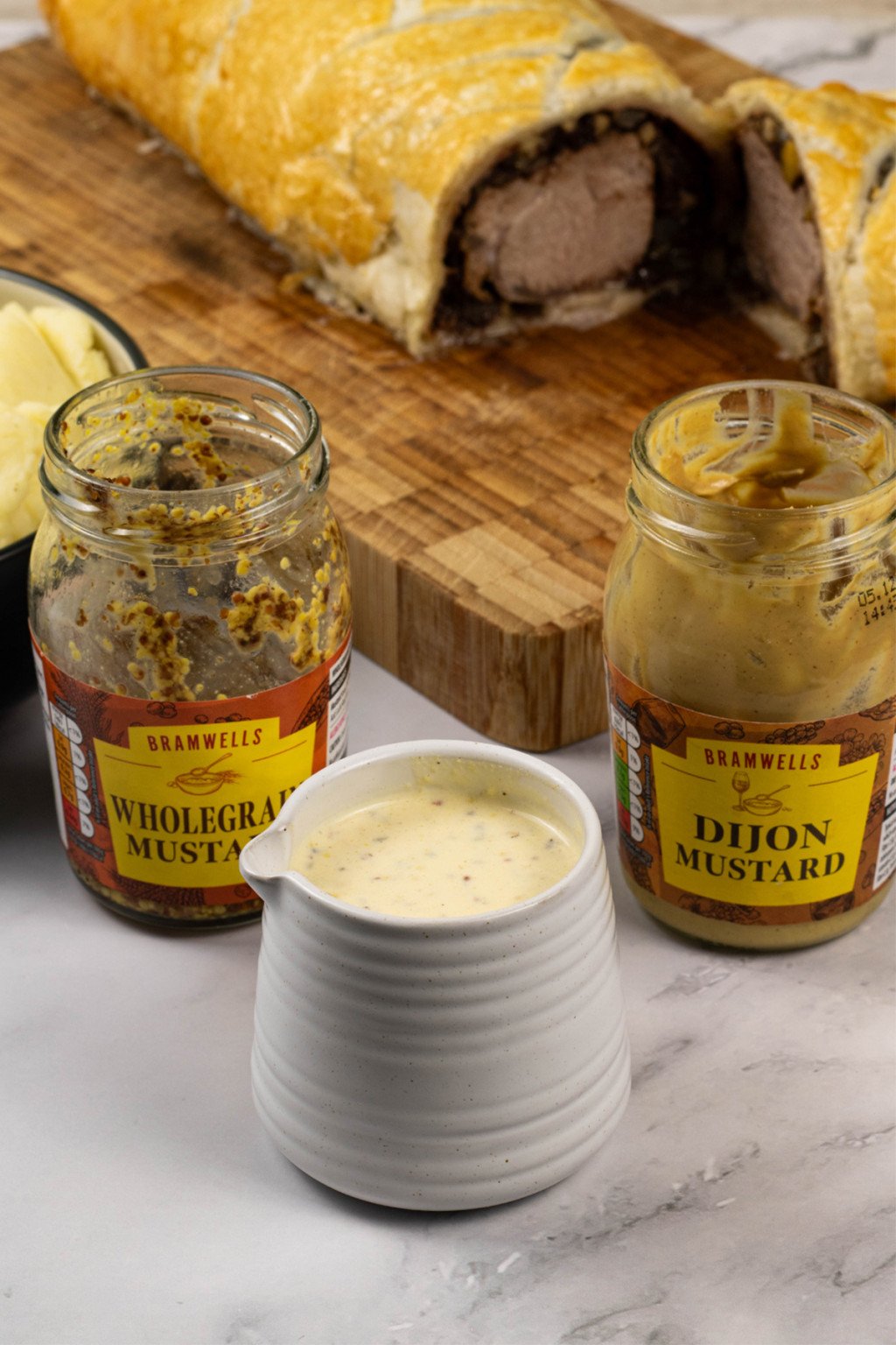 Easy Mustard Cream Sauce - Felly Bull