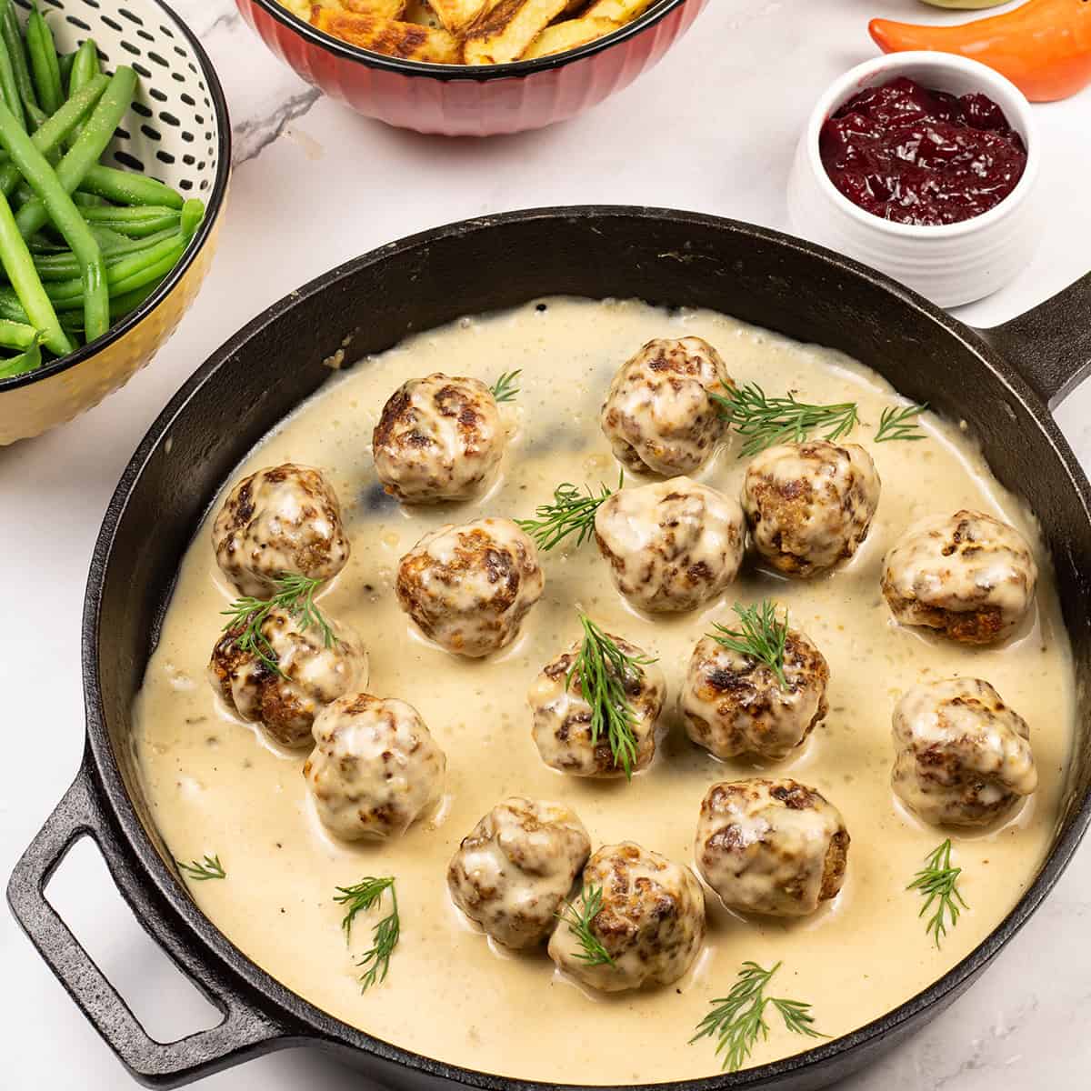 Scandi-Style Meatballs with Gravy - Felly Bull