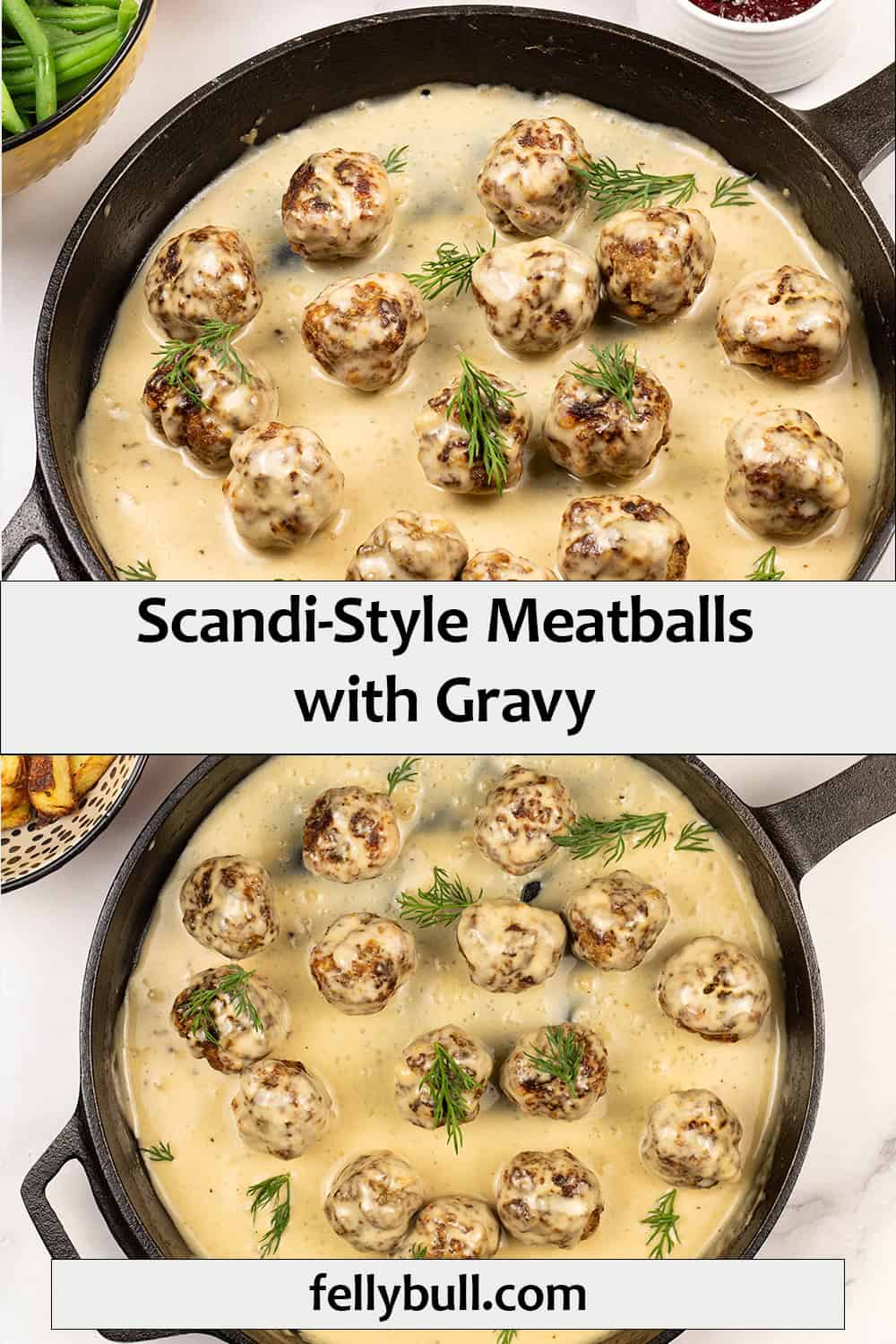 Scandi-Style Meatballs with Gravy - Felly Bull