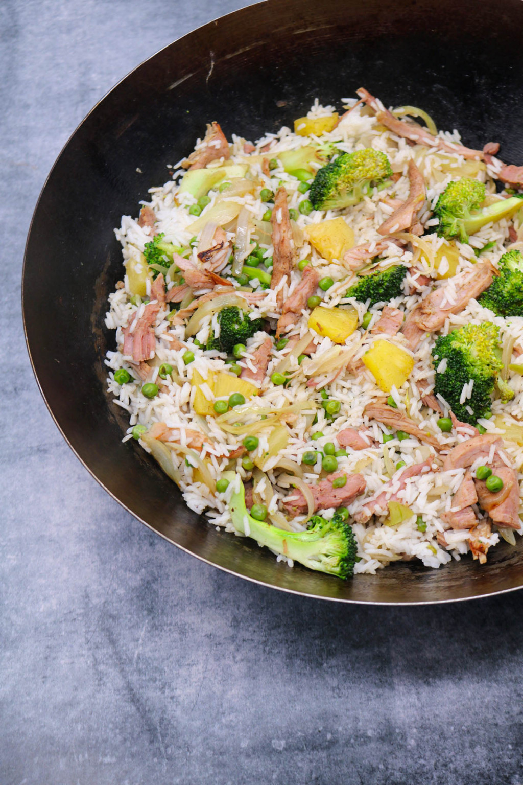 Gammon and Pineapple Rice Bowls - Felly Bull