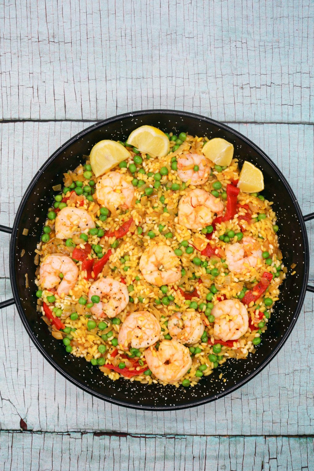 Quick Prawn Paella - Felly Bull