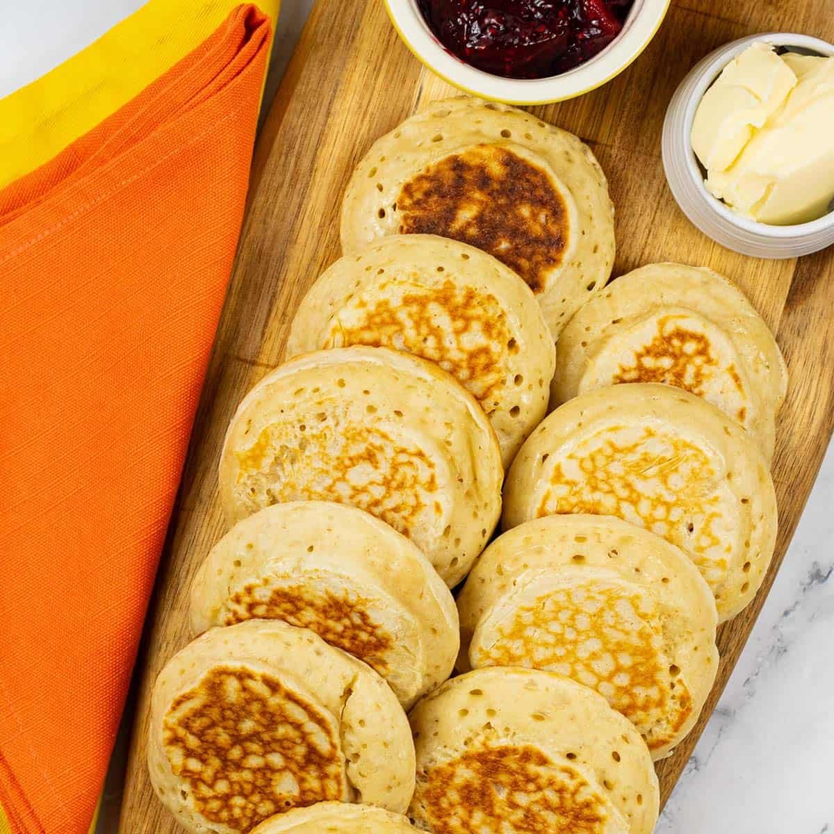 Homemade Crumpets - Felly Bull