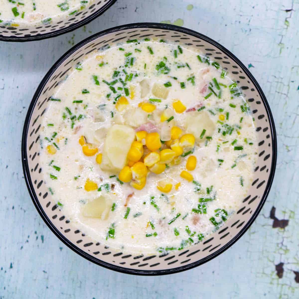 Bacon and Sweetcorn Chowder - Felly Bull