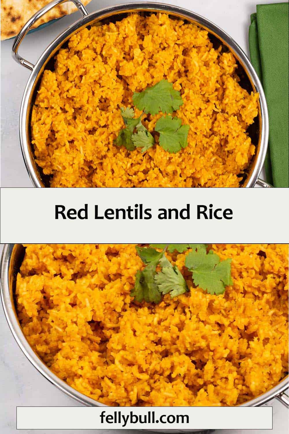 Red Lentils and Rice - Felly Bull